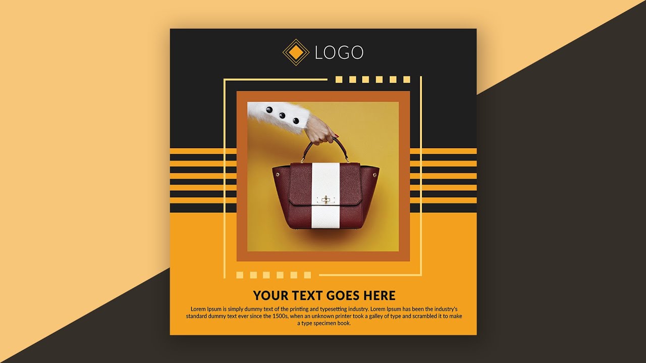 E-commerce Product Banner Design for Social Media in adobe illustrator ...