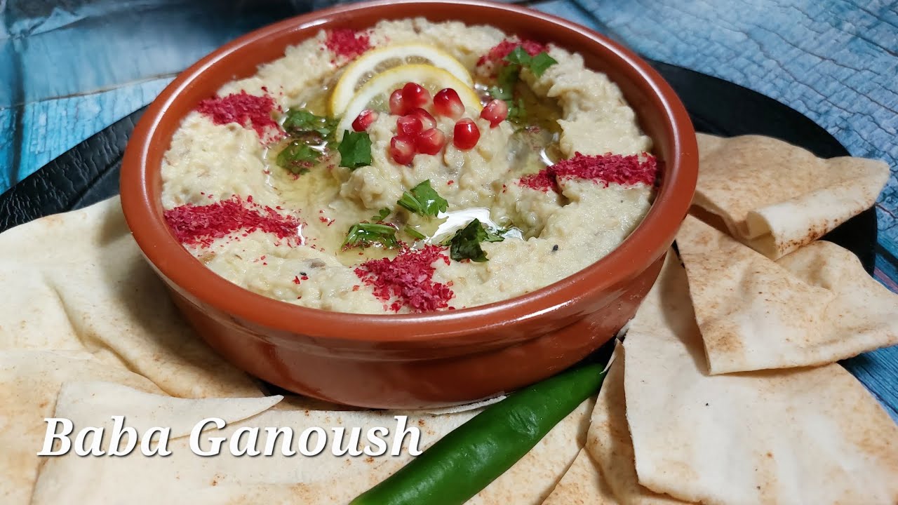 Baba Ganoush Recipe | Traditional Arabic Dish | By Dastarkhwan Cooking ...