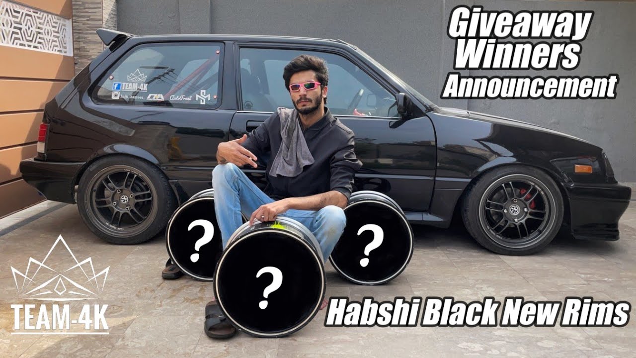 Habshi Black New Rims 😍 + Giveaway Winners Announcement 🔥 - YouTube