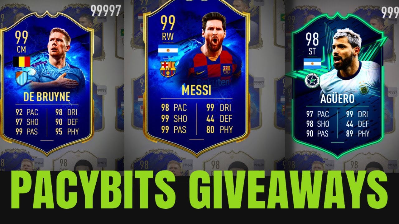 PACYBITS 20 INSANE GIVEAWAYS (UNLIMITED CARDS and COINS) - YouTube