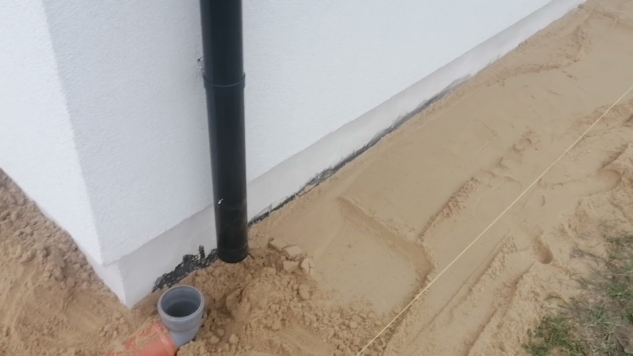 Odwodnienie rynny pod kostke brukową - YouTube