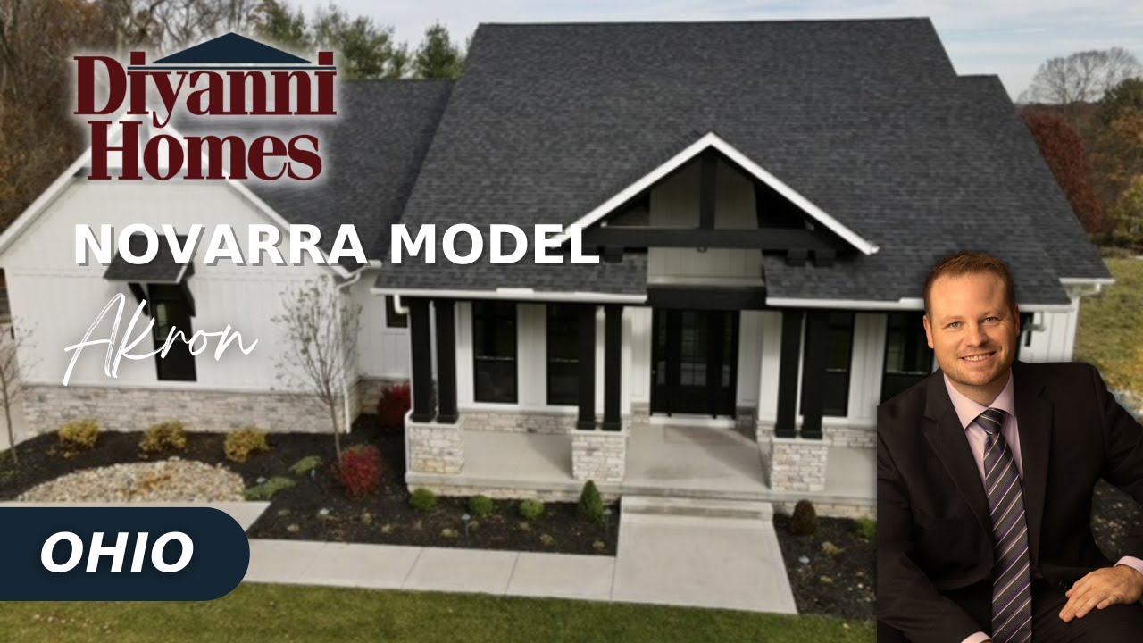 Akron, Ohio | Diyanni Homes | 2,293 SF | The Novarra Floorplan - YouTube