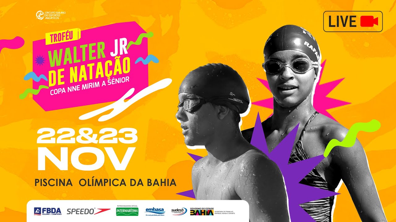 WALTER JR DE NATAÇÃO - FBDA - YouTube