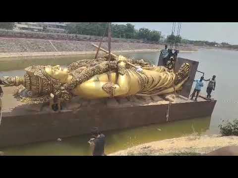 Pedha NTR Statue In Lakaram Kmm /RSF/Jagadeesh - YouTube