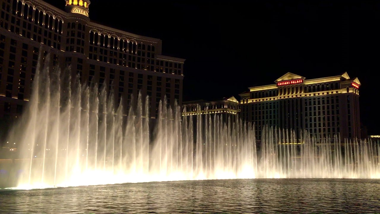 Bellagio Fountains, Las Vegas, Nevada, Handel's Messiah 🎼 Hallelujah ...