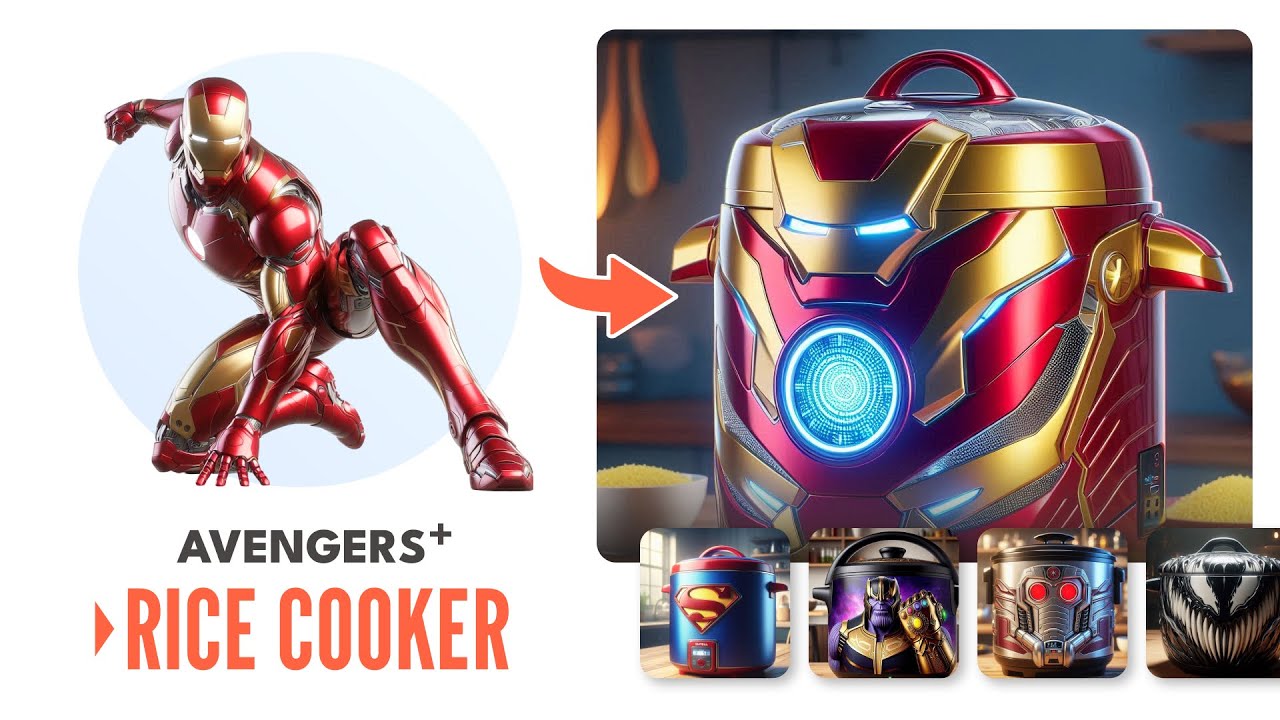 AVENGERS Plus but RICE COOKER 🔥 Copycat Machine - Marvel & DC ...