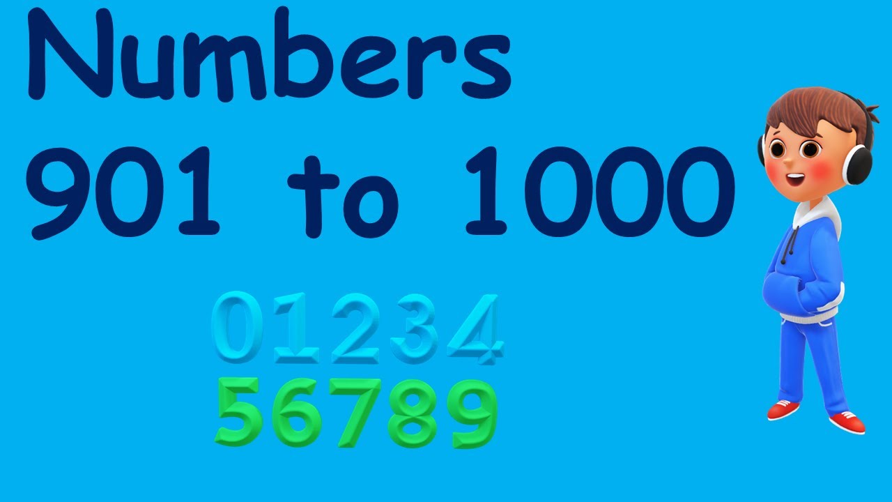 901 to 1000 numbers Write 901 to 1000 numbers Pronounce 901 to 1000 ...