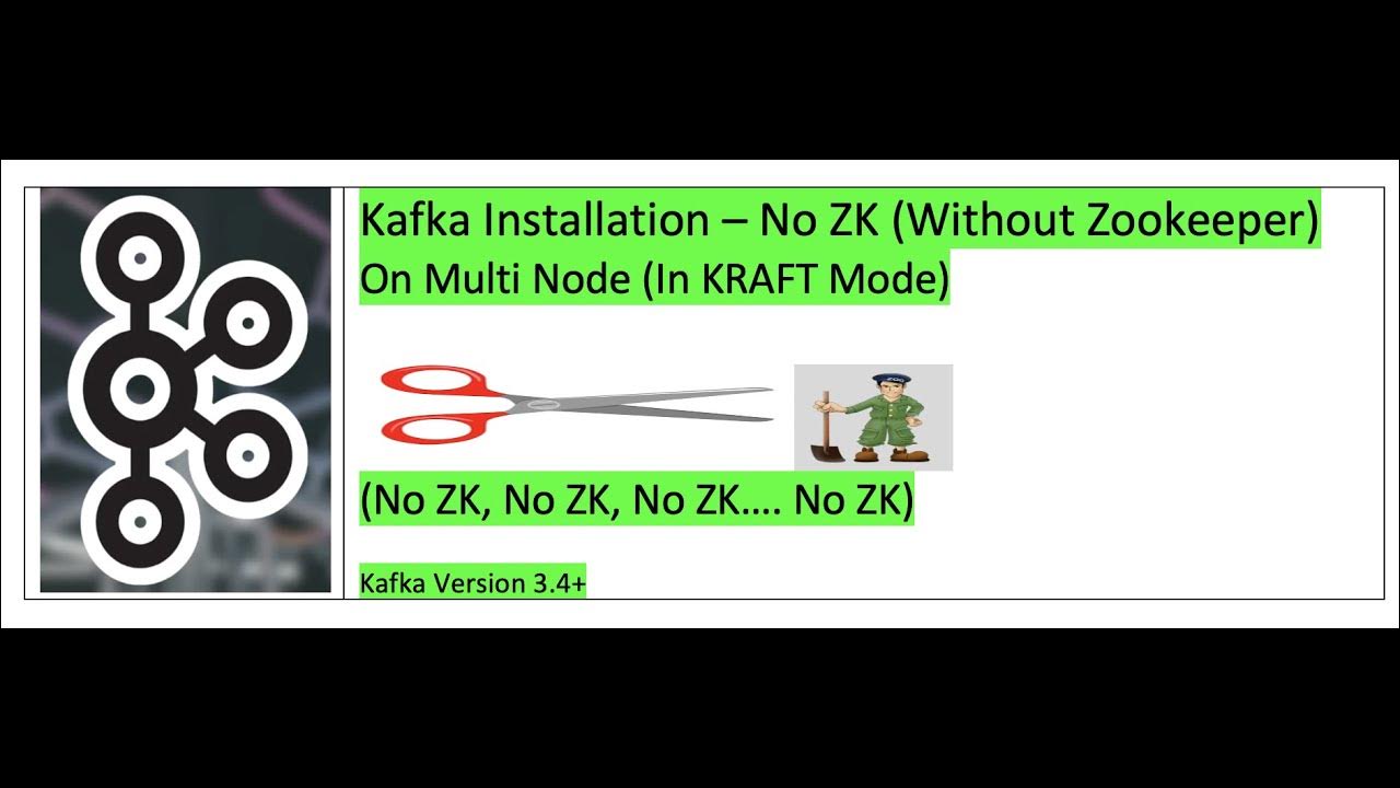 Kafka Cluster Installation setup in KRAFT mode(no Zookeeper) on Multi Nodes - Kafka Version 3.4. ...