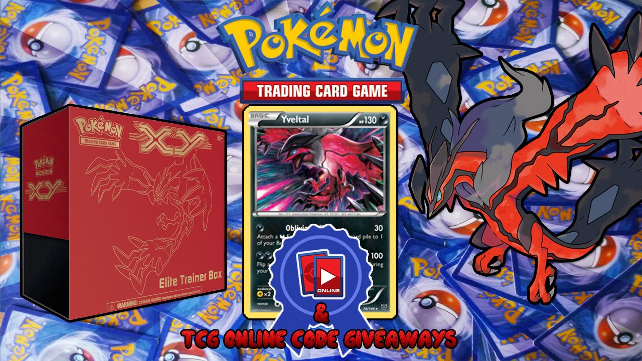 Pokemon TCG X & Y Elite Trainer Box Yveltal (Red Fat Pack) +TCGO Codes ...
