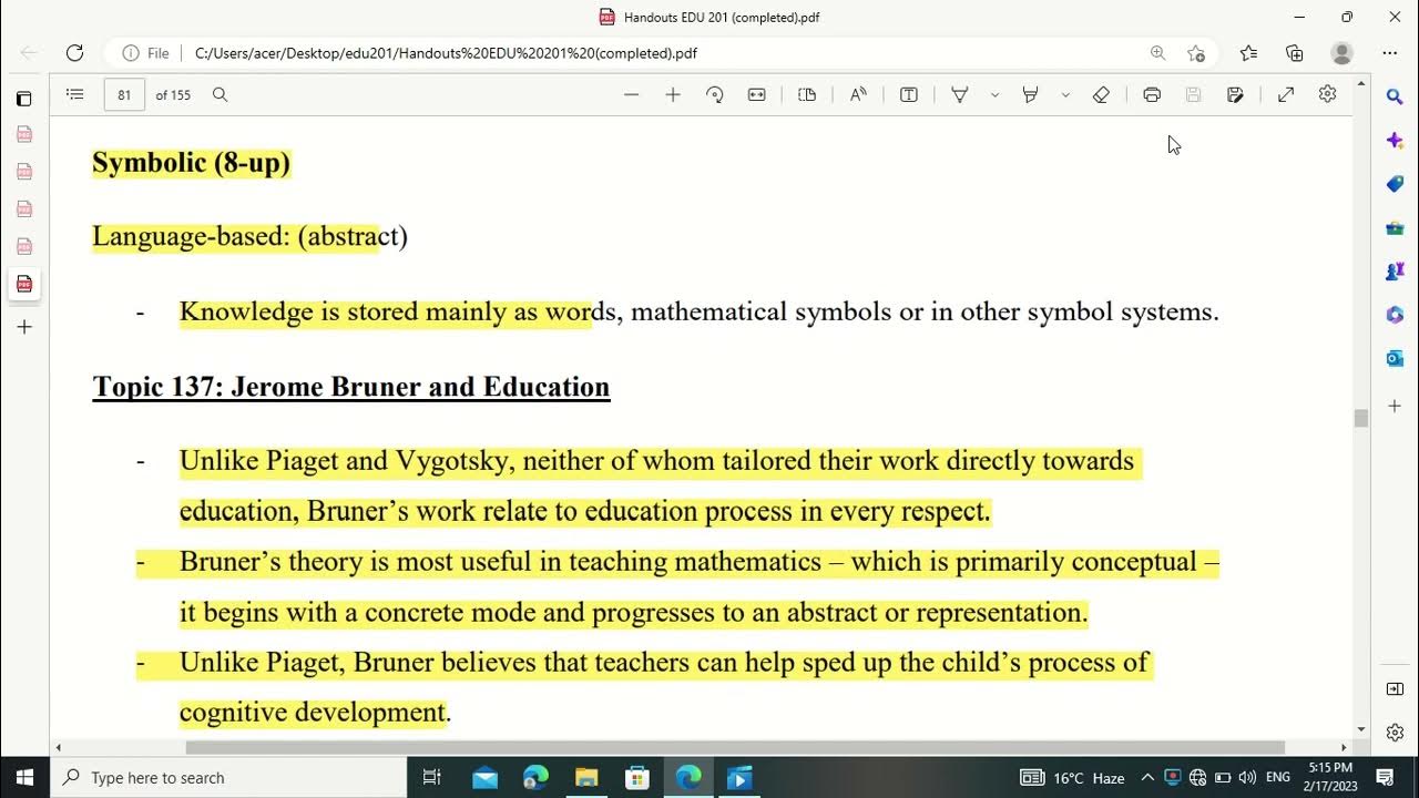edu201 lecture 23 v v important regarding to final term complete in 10 ...