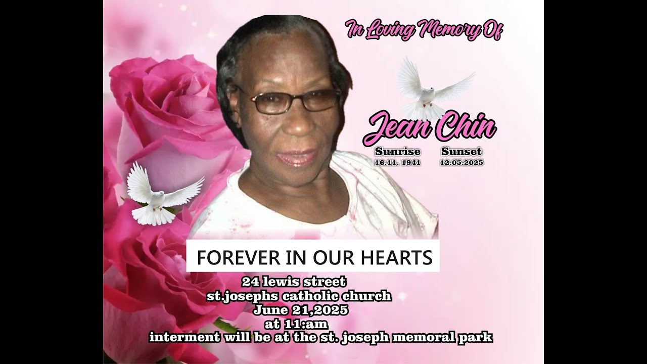 THANKSGIVING SERVICE FOR THE LIFE OF MS JEAN CHIN - YouTube