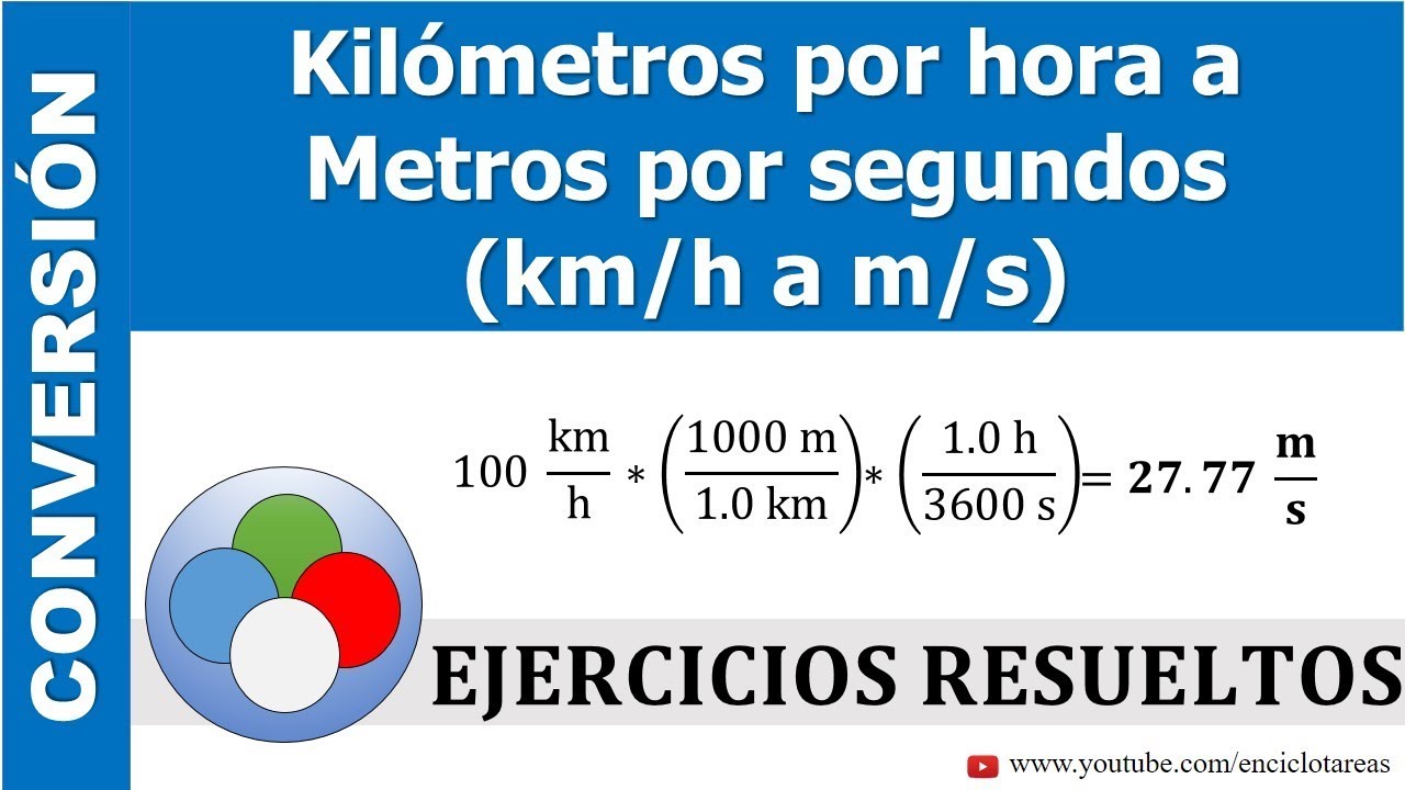 Kil metros Por Hora A Metros Por Segundos km h A M s YouTube