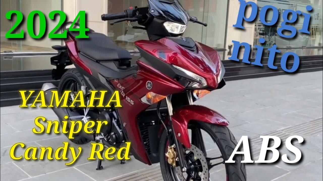 2024 New Yamaha Sniper 155.ABS candy Red color. - YouTube