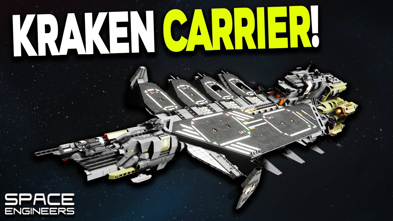 KRAKEN Interplanetary Carrier - Space Engineers Builds STAR CITIZEN ...