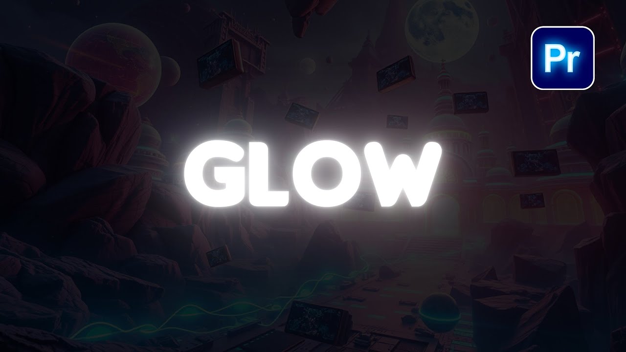 How to Create a Stunning Glow Text Effect in Premiere Pro | No Plugin ...