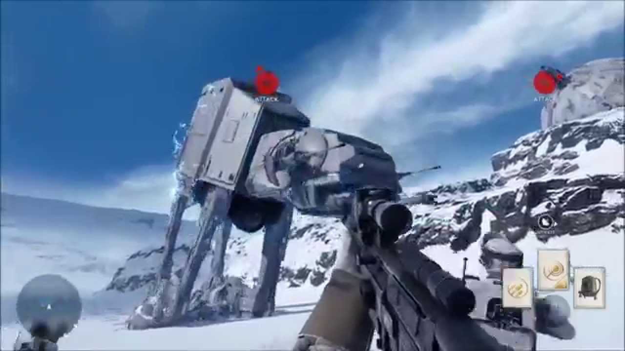 STAR WARS Battle of Hoth: Ice Ice Baby (Battlefront Gameplay Trailer ...