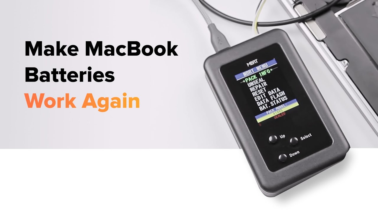Forget About Replacing MacBook Batteries ⚡ Repair them with MBRT 💪 - YouTube