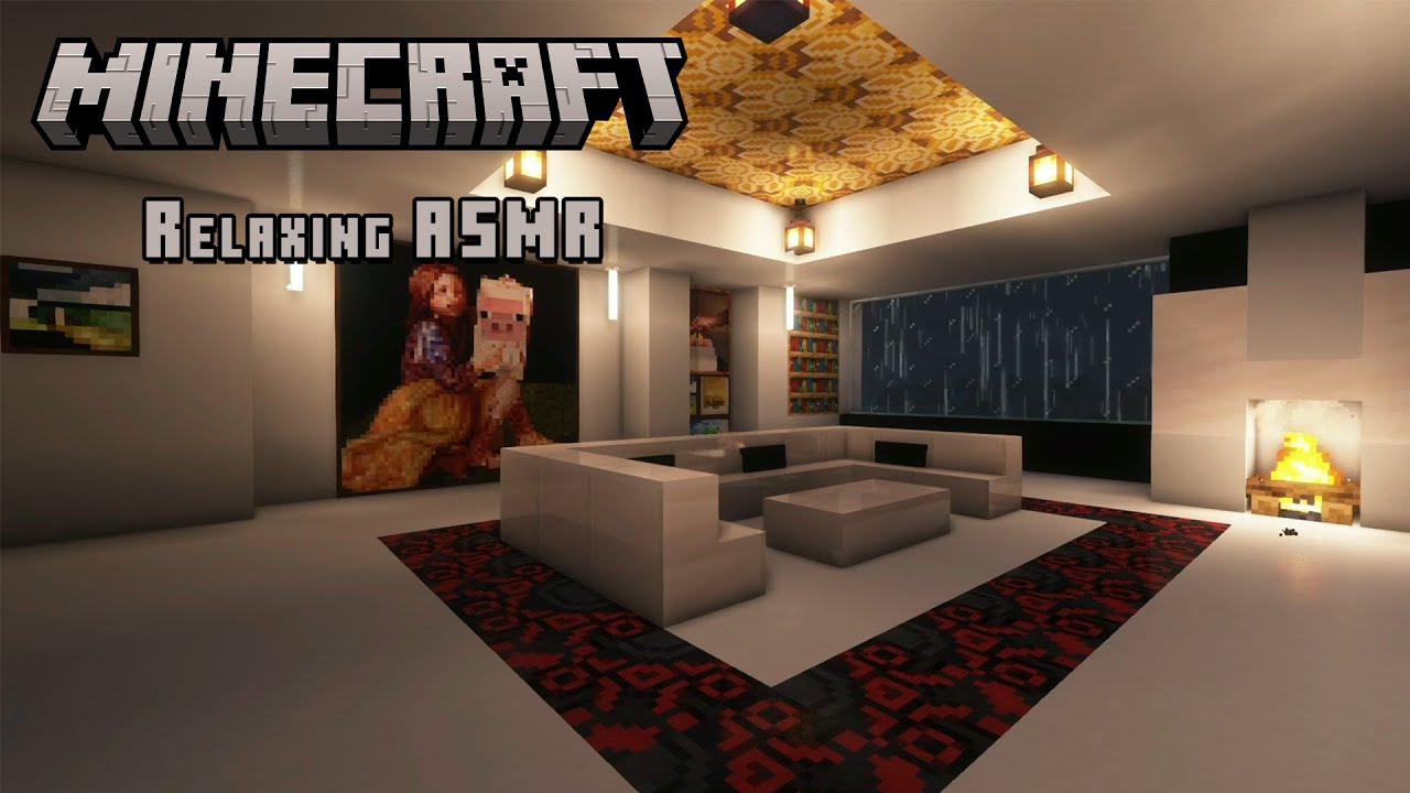 Minecraft sleep music and rain sounds for 8 hours | Rain sounds easy to ...