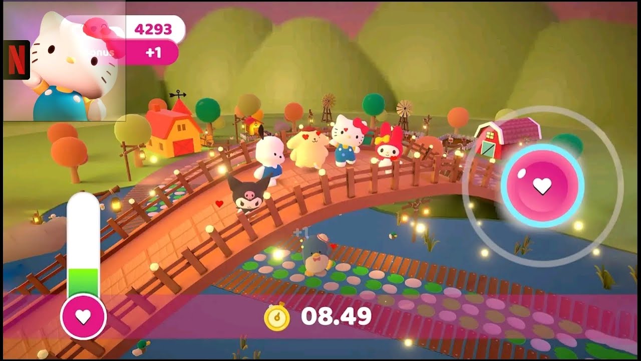 HELLO KITTY HAPPINESS PARADE (netflix) Gameplay (Android/iOS) - YouTube