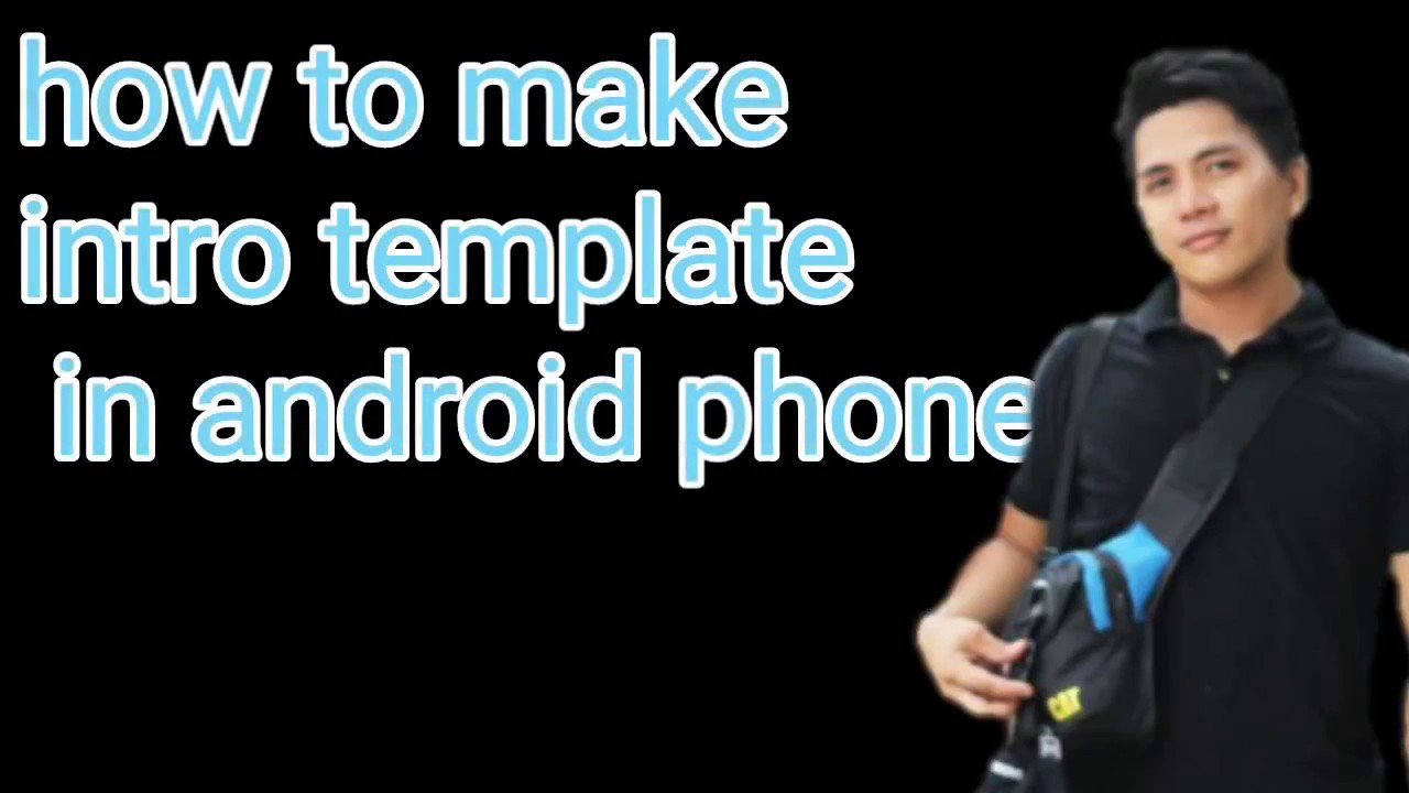 how to make intro template in powerdirector by bs - YouTube