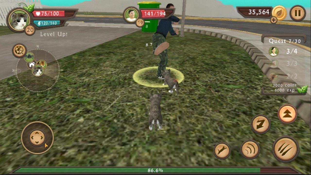 Cat Sim Online: Play with Cats Android Gameplay Ep-20 3D world! - YouTube