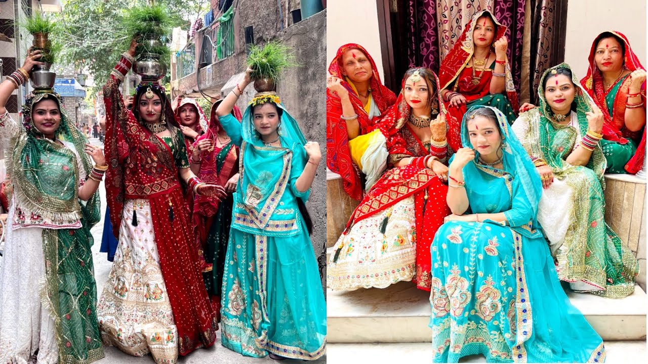 Rajasthani famous Festival GANGOUR celebration 🎉😇 || - YouTube