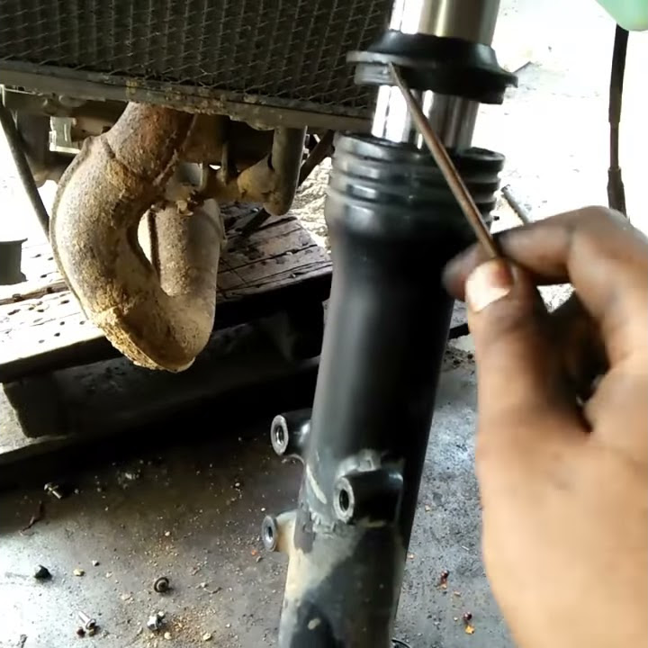 CARA Melepas Sil Sok Depan Ninja - YouTube