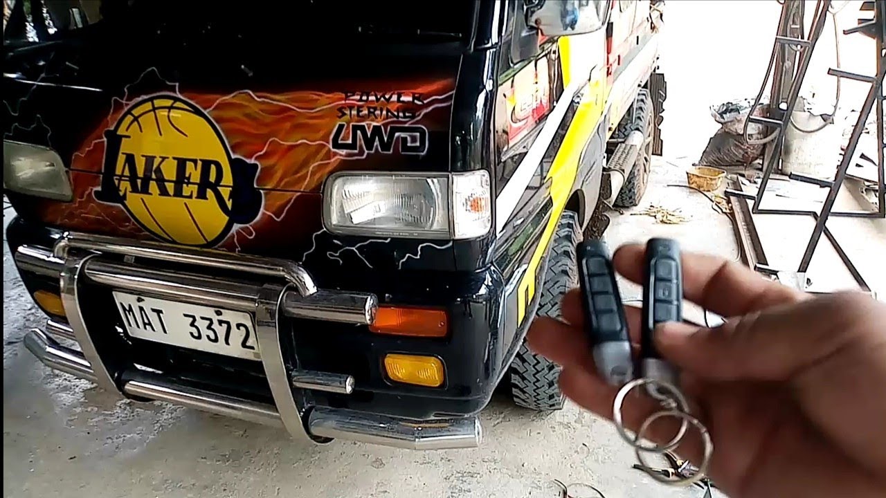 HOW TO INSTALL CAR ALARM ON MULTICAB PICK UP TYPE SCRUM - YouTube