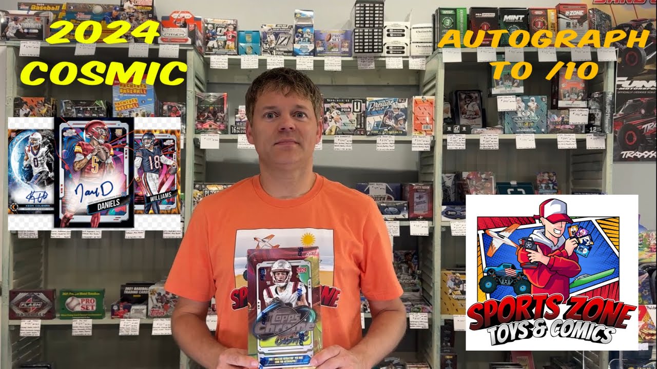 2024 Topps Chrome Cosmic Football Hobby Box Break - YouTube