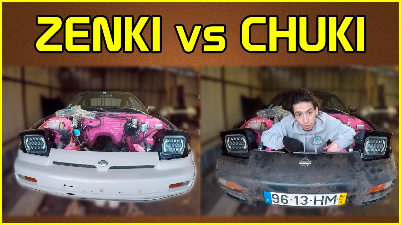ZENKI vs CHUKI - Nissan 200SX S13 (Pignose, Sharknose, Rocket Bunny ...