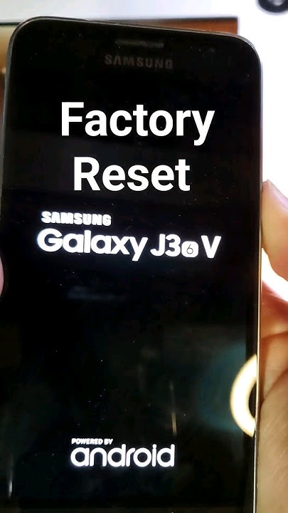 How to Factory Reset Samsung Galaxy J3 6V - YouTube