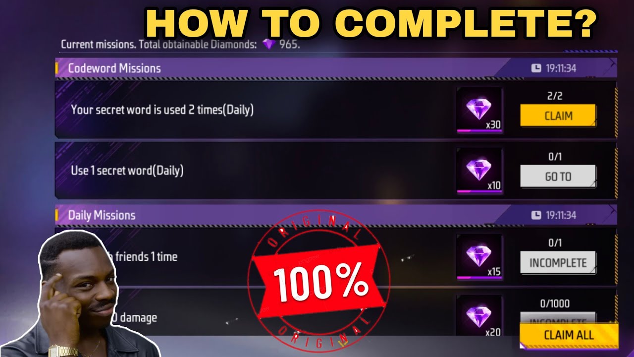 TIME LIMITED DIAMOND STORE EVENT FREE FIRE/HOW TO COMPLETE TIME LIMITED ...