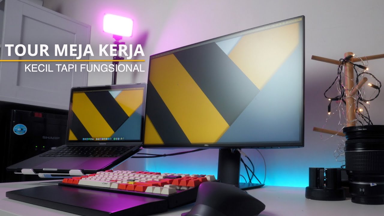 Setup Meja Kerja Awal Tahun 2021 - YouTube