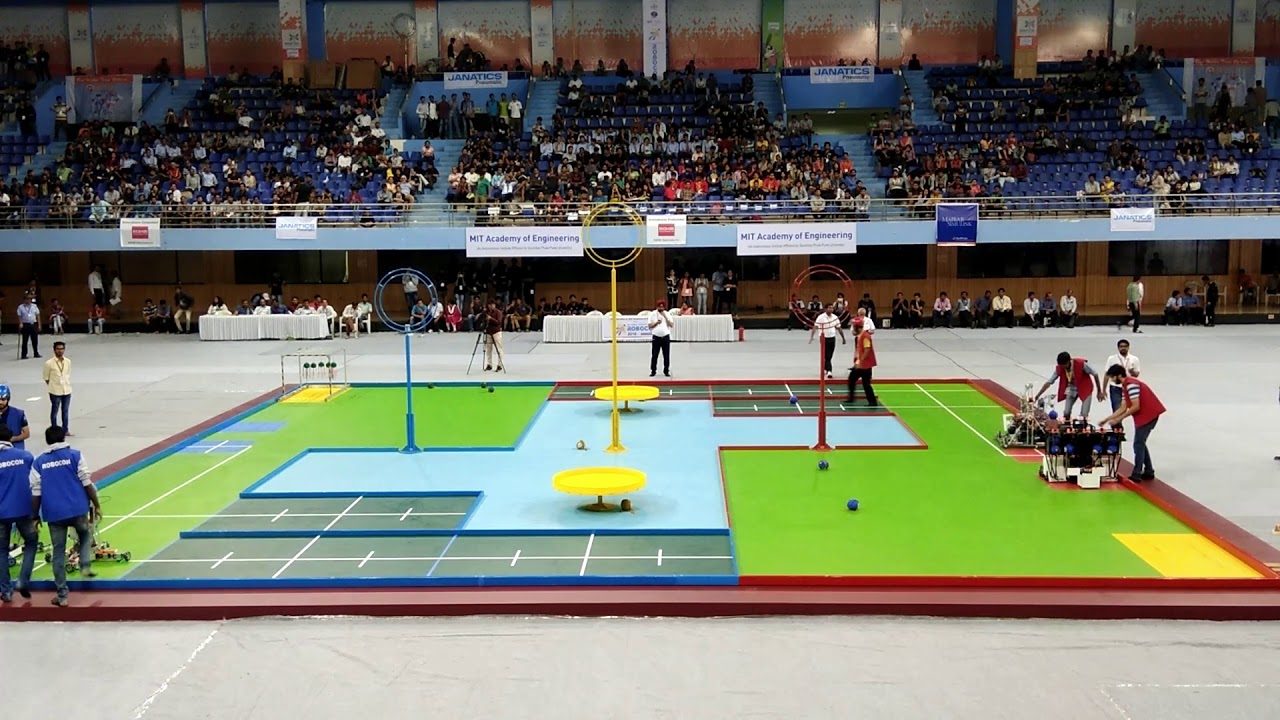 Robocon 2018 || League: VIT, Pune (Team Red) vs KLE IoT, Hubli (Team ...