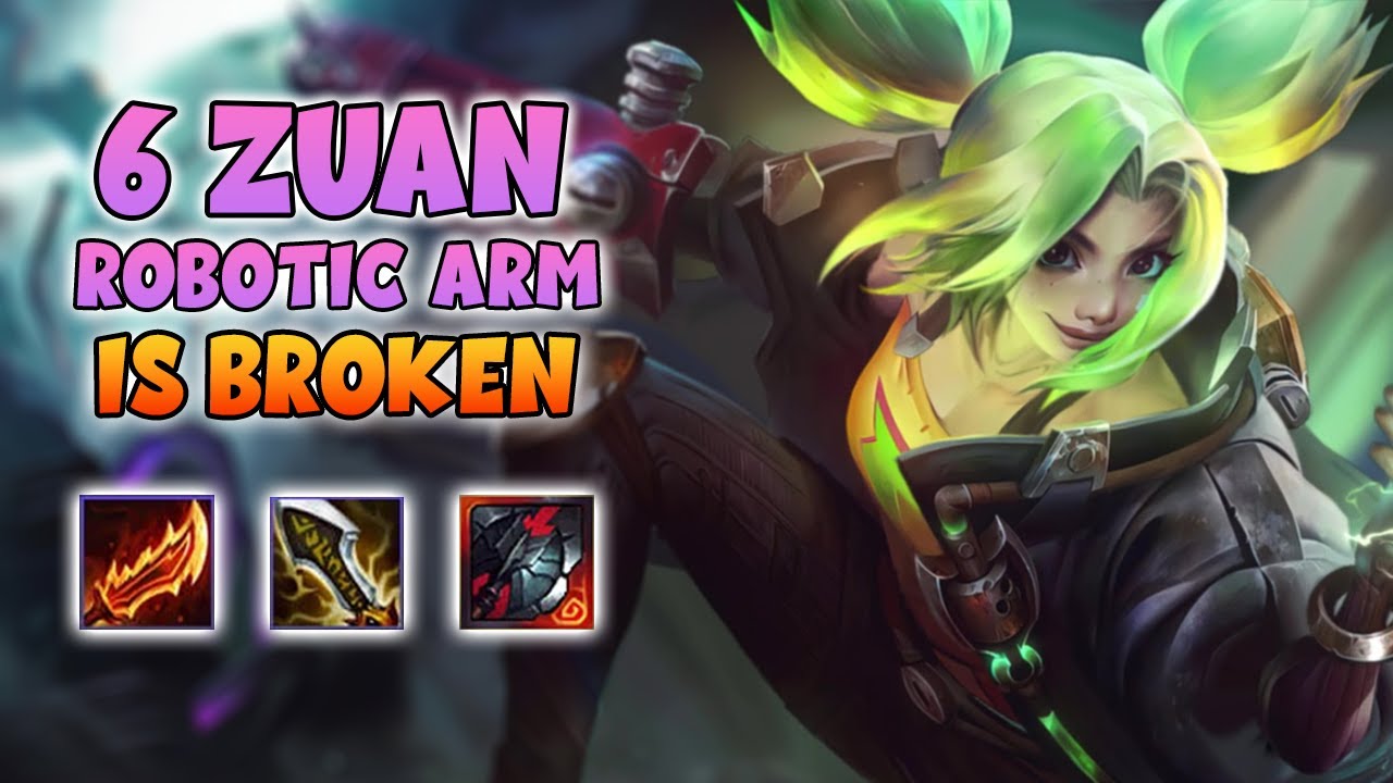 6 ZUAN ROBOTIC ARM IS BEYOND BROKEN | TFT Tips | Teamfight Tactics ...