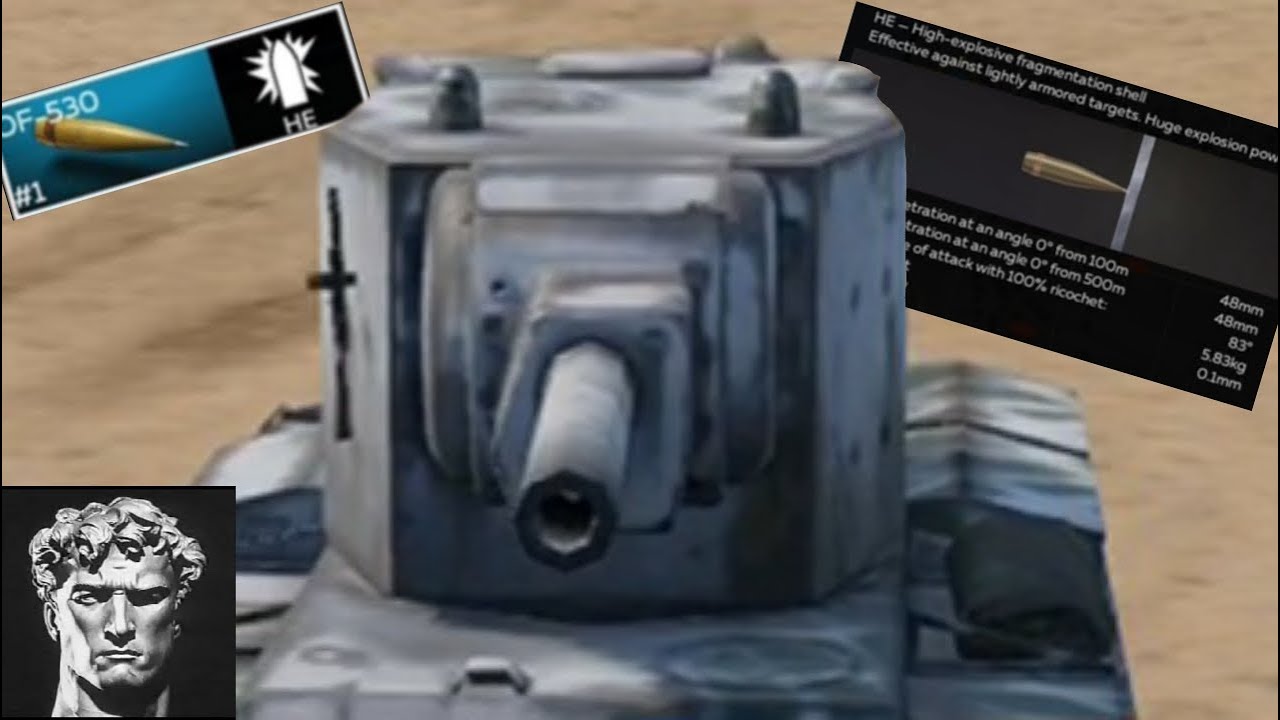 KV-2 with HE shell 💥 - war thunder mobile - YouTube