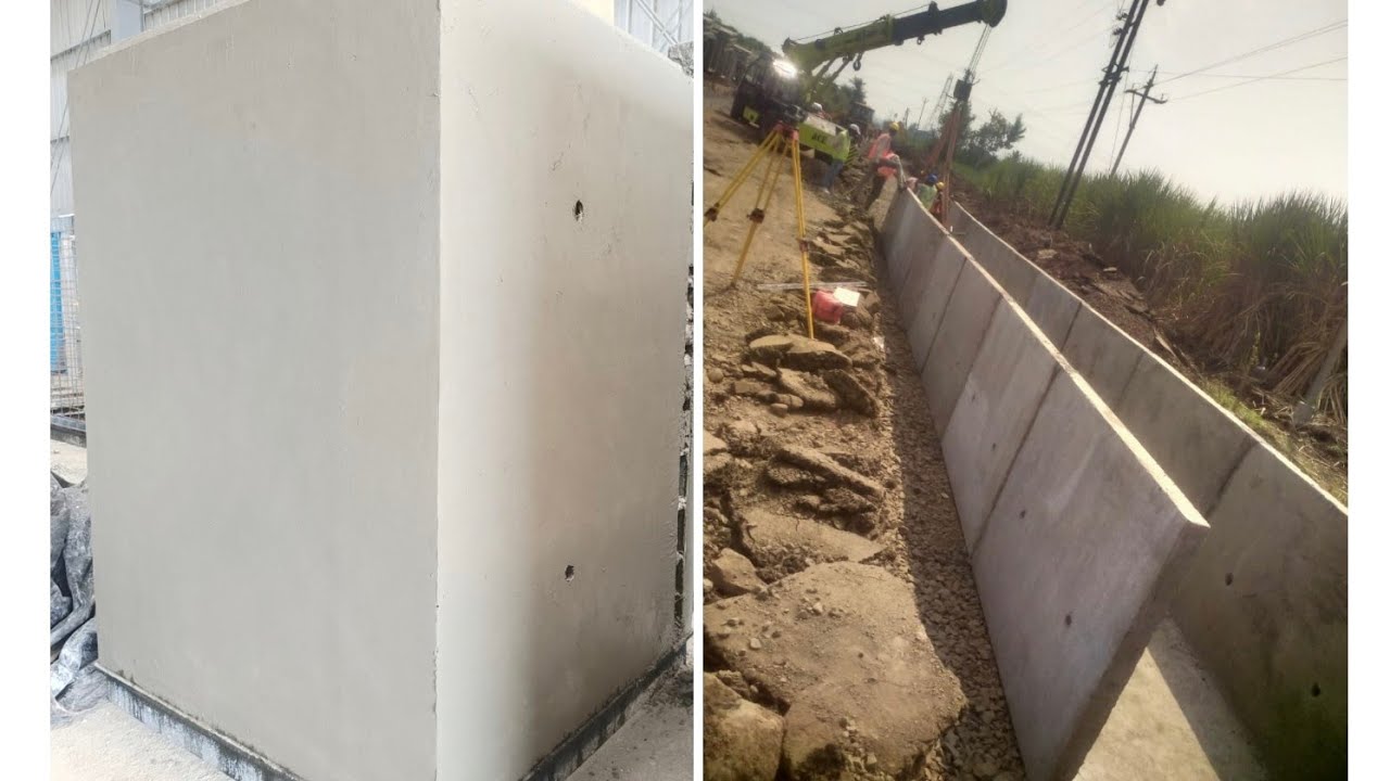 PRECAST U DRAIN PRODUCT. Precast Box Culvert - YouTube