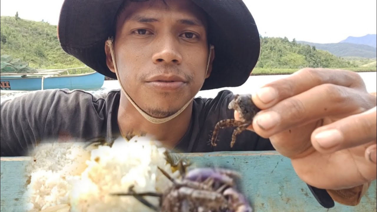 If you don't have viand try this 😂! Catch&eat alive crabs to survive # ...