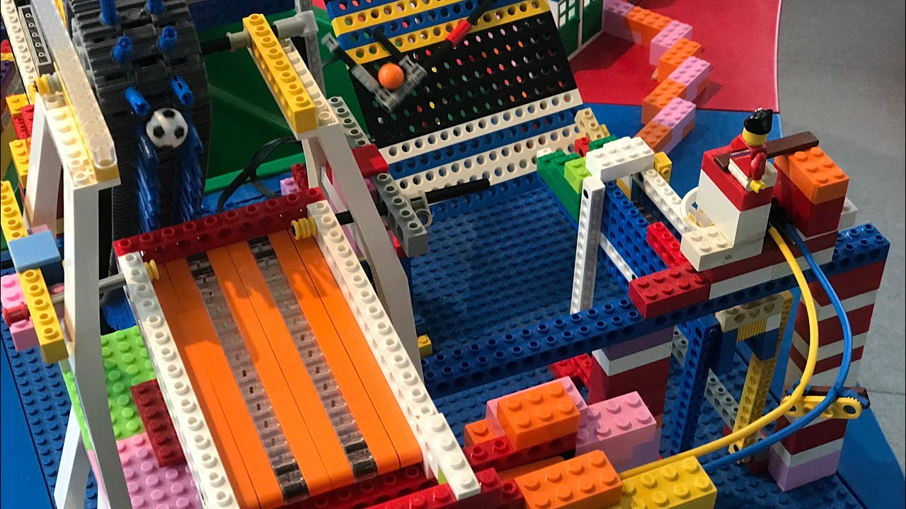 Lego marble run _ 2 modules _ great ball contraption _ GBC - YouTube