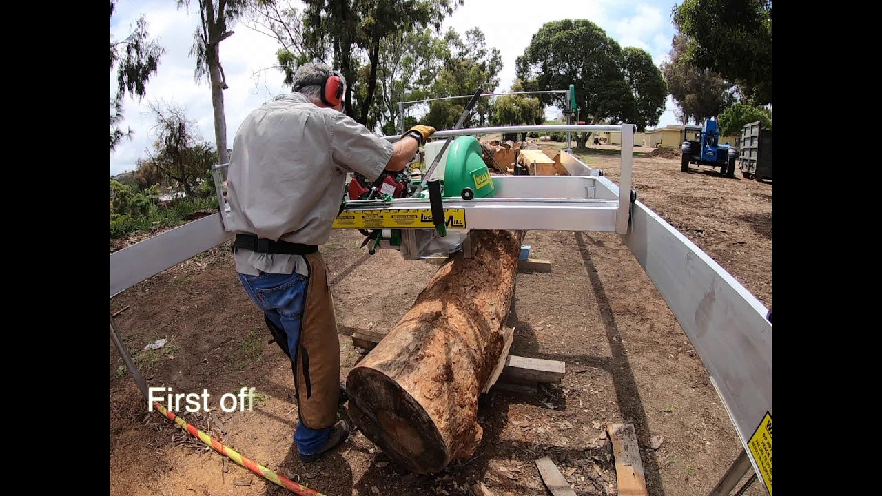 Lumbercycle Learns to use the Lucas Mill - YouTube
