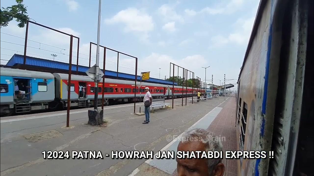 Furious Overtake: 12024 Patna - Howrah Jan Shatabdi Express destroys Dankuni Junction - YouTube