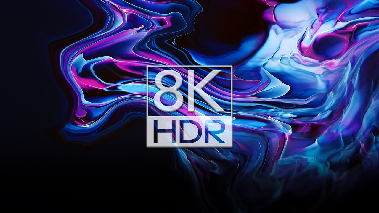 FOCUS VOL.2 // 8K 60 FPS HDR // ABSTRACT MACRO PAINT AND COLORS - YouTube