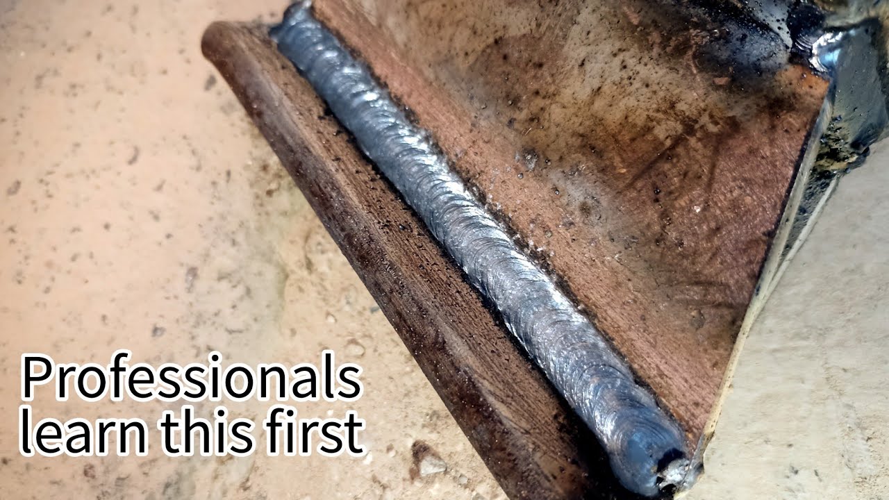 The first method that a Beginner welder should learn - flat welding ...
