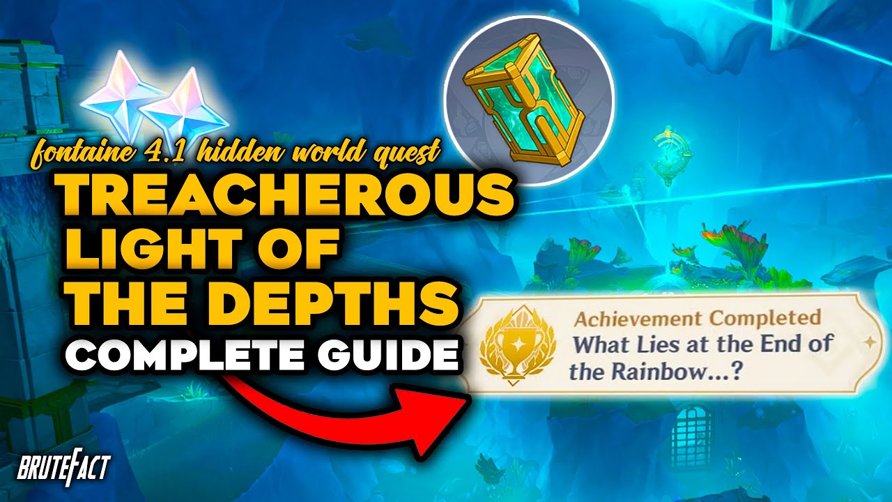 Treacherous Light of the Depths | Fontaine Hidden Quest | Genshin Impact 4.1 Fontaine - YouTube