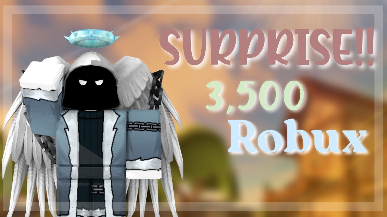 SURPRISING My BROTHER With 3,500 ROBUX! - YouTube
