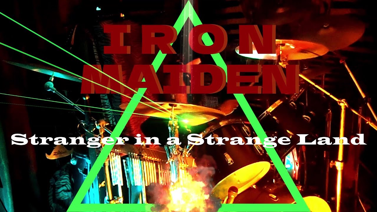 IRON MAIDEN - Stranger in a Strange Land - drum cover - Somewhere in ...