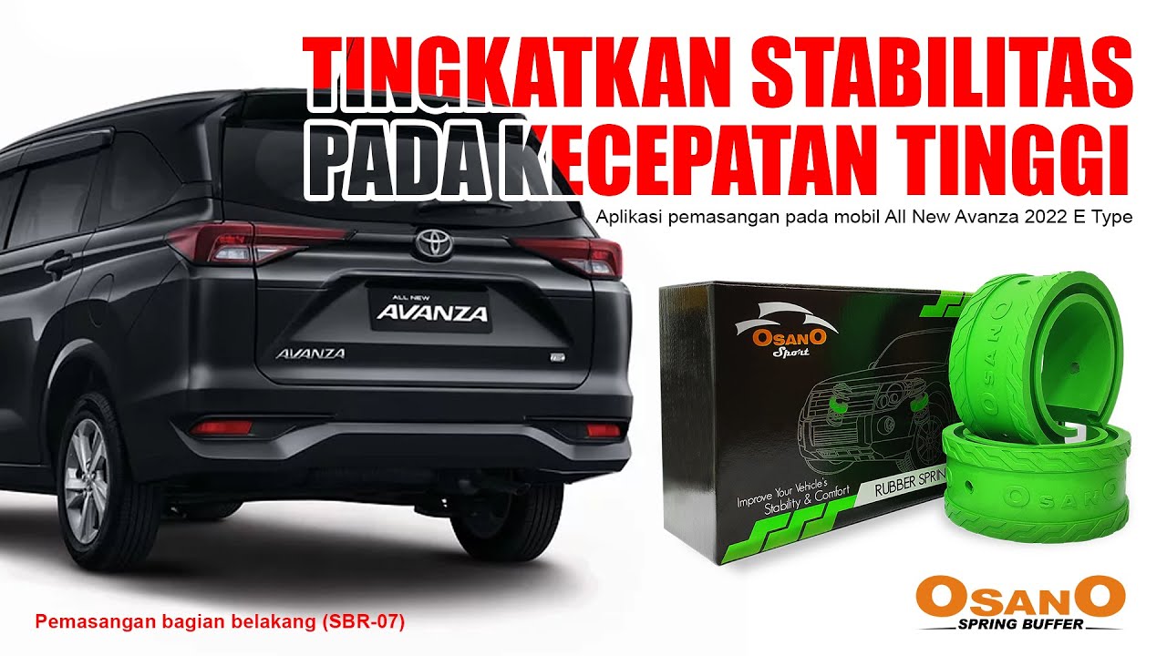 Pemasangan OsanO Spring Buffer Bagian Belakang All New Avanza 2022 E Type - YouTube