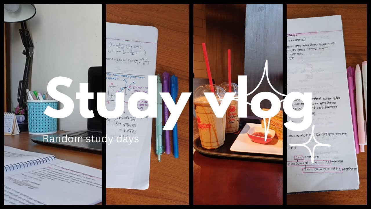 Study vlog📚|Random study days|Bangladesh|Vlog 14 ️ - YouTube