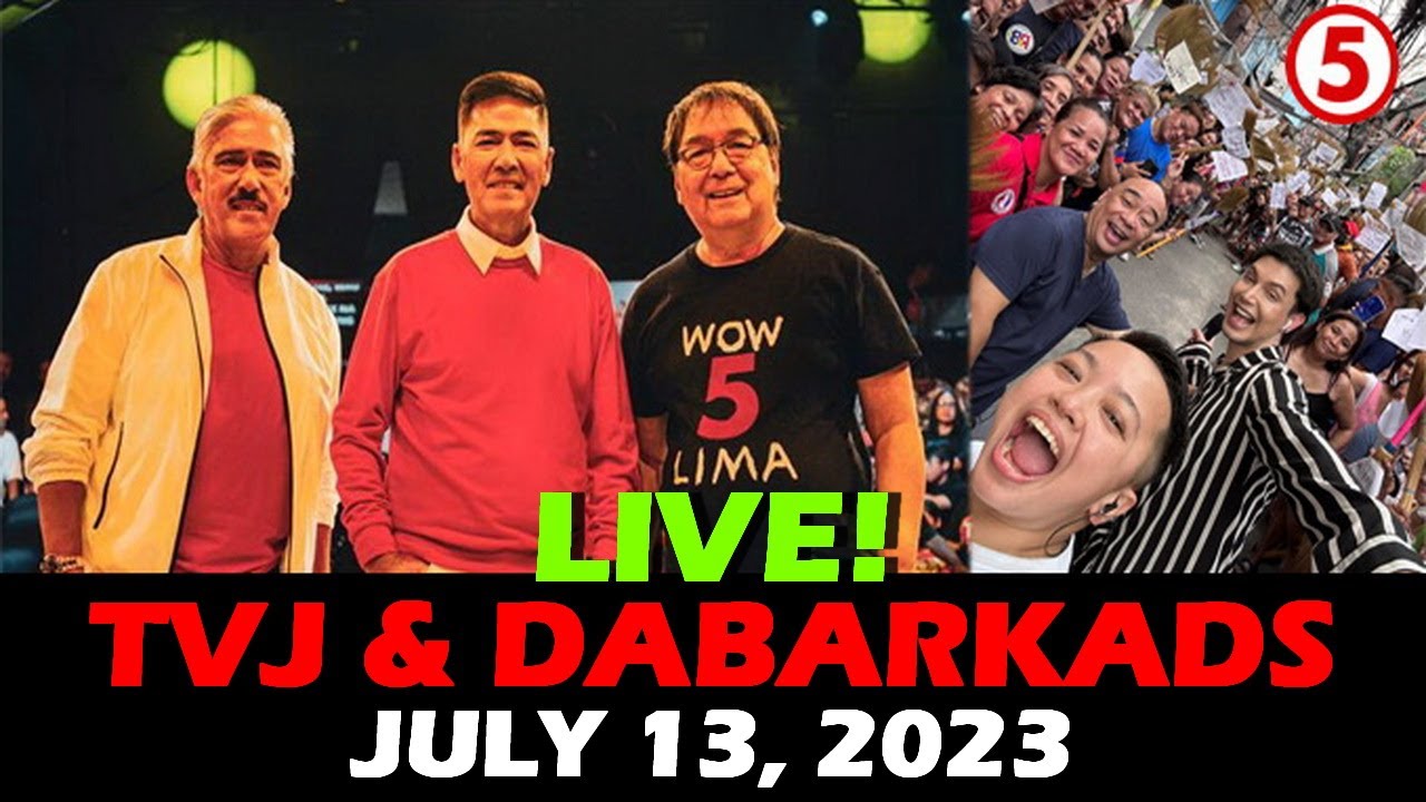 EAT BULAGA! TV 5 LIVE STREAMING July 13 2023 | TITO VIC and JOEY ...