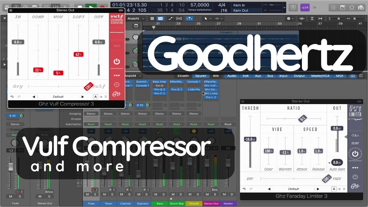 Goodhertz - Vulf Compressor and more - Träumerei - YouTube